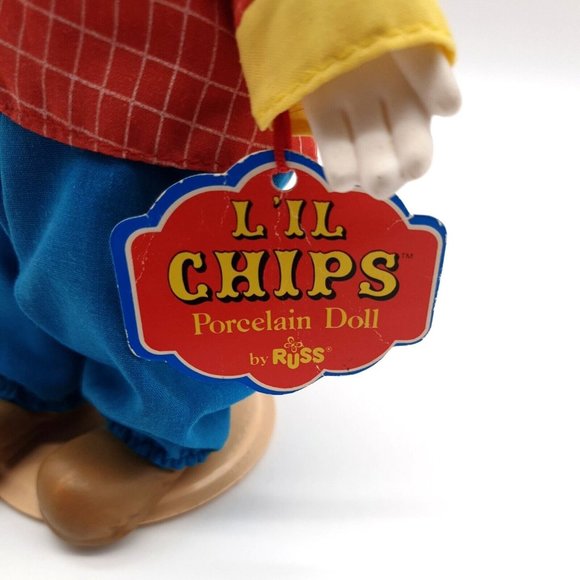 Russ | Accents | Russ Vintage Lil Chips Percelain Doll Child Clown ...